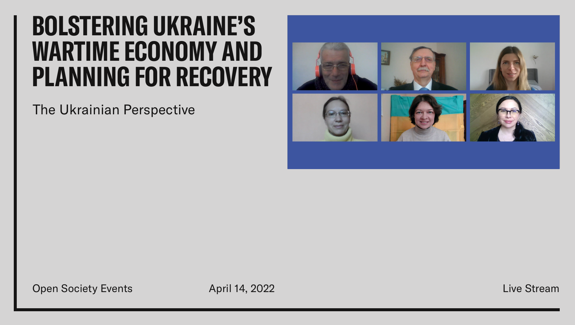 Bolstering Ukraine’s Wartime Economy and Planning for Recovery: The ...